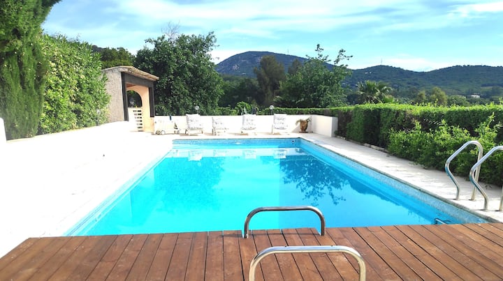 La Franglette, Maison Provençale Avec Piscine - Grimaud