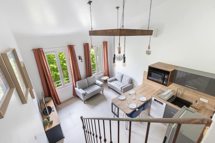 Le Duplex Des Ocres - 2 Chambres - Clim - Wifi - Apt