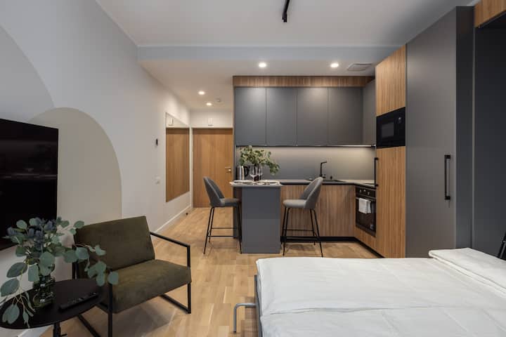 Balcony | Premium Studio | New! - Riga