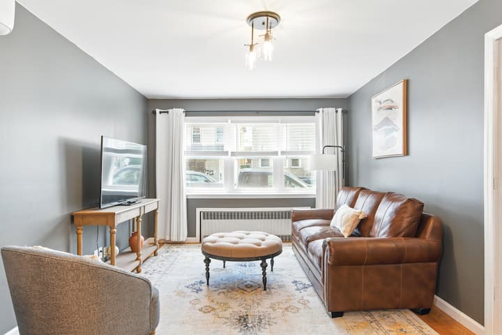 Stylish 2br Apt - Minutes To Nyc With Washer&dryer - Newark, NJ