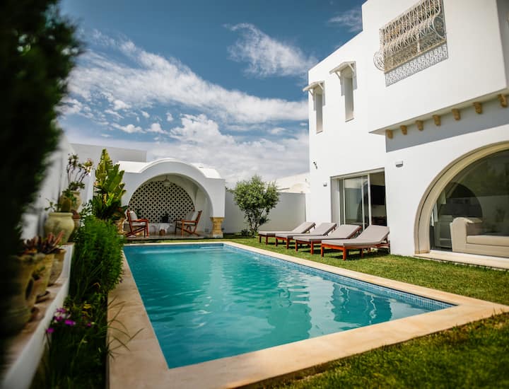 Villa Avec Piscine - Hammamet