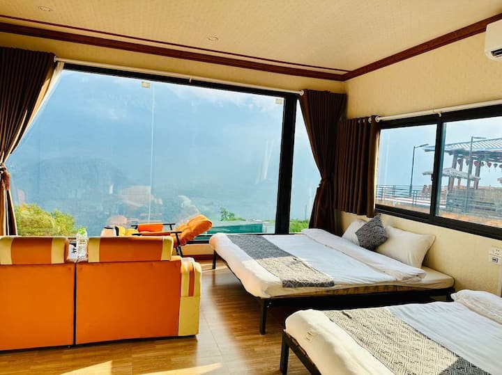 Phòng Kính 2 Giường (2) - Tỉnh Lai Châu