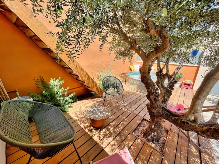 Maison De Ville Avec Piscine, Rooftop Et Clim ! - Nimes