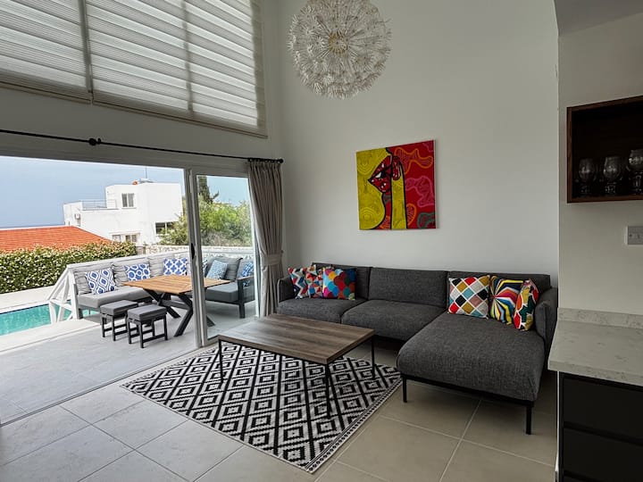 Sea View Villa In Bahçeli - Northern Cyprus