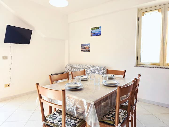Casa Laudando 650m From The Sea - Air Conditioning - Casal Velino