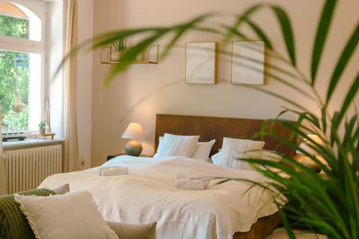 Big-size Bett Gartenwohnung - Kassel