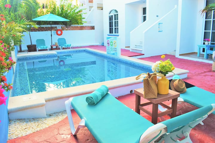 Puerto Morelos Astounding 2br Suite By The Ocean - Puerto Morelos