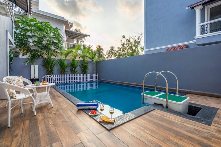Anya Nirvana 4bhk Villa+pvt Pool @ Benaulim Goa - Colva