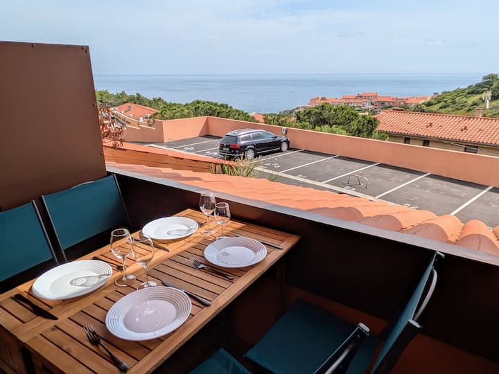 Bel Appartement Neuf-clim-wifi-terrasse-parking. - Collioure