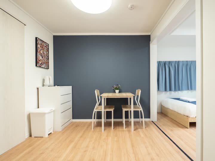 【绿野B室】家庭4人入住｜桃谷站步行6分｜天王寺 梅田 通天阁直达｜难波 Usj 京都 奈良｜心斋桥 - Umeda