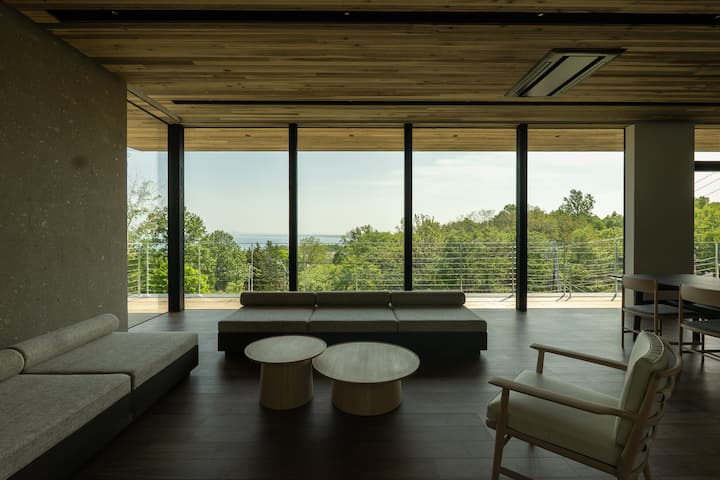 山郷　宇　Villa -Sora- 【海を空を一望するリビングと開放的なお風呂を楽しむヴィラ】 - Sapporo