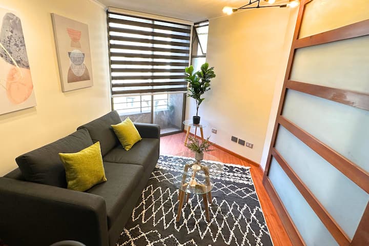 Central Lastarria - Cómodo, Full Equipado, Wifi - Santiago