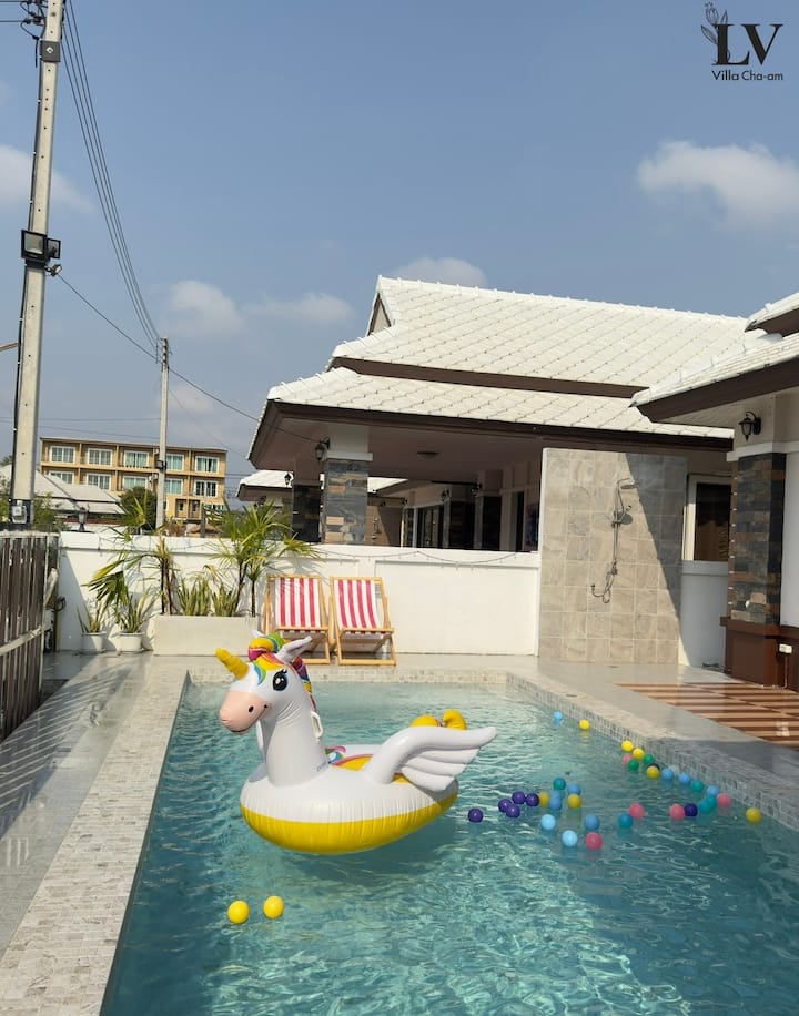 Lv Villa ชะอำ-หัวหินบ้าน 3 Daisy Villa - Khao Yai