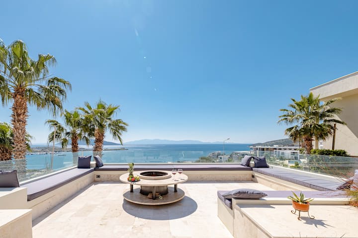 Villa W/p Pool For 10 People In Gümbet, Bodrum - Bodrum
