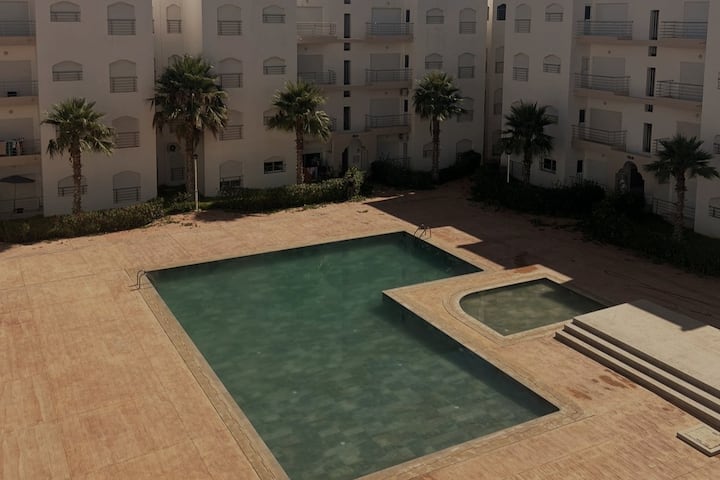 Appartement Moderne Vue Piscine - Saidia
