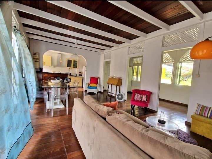 Chambre Privée Avec Sdb Dans Jolie Maison Créole -