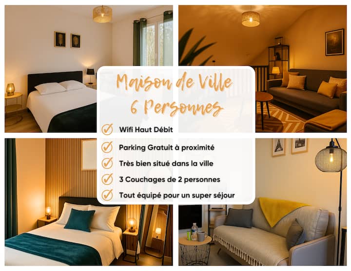 Maison Pour 6 : Parking Gratuit - Angoulême