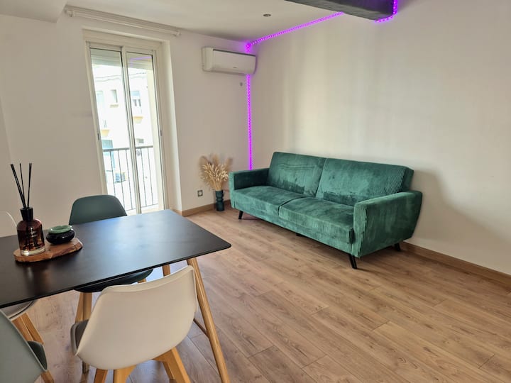 Joli Duplex à 2 Min De La Gare D'argelès - La Jonquera