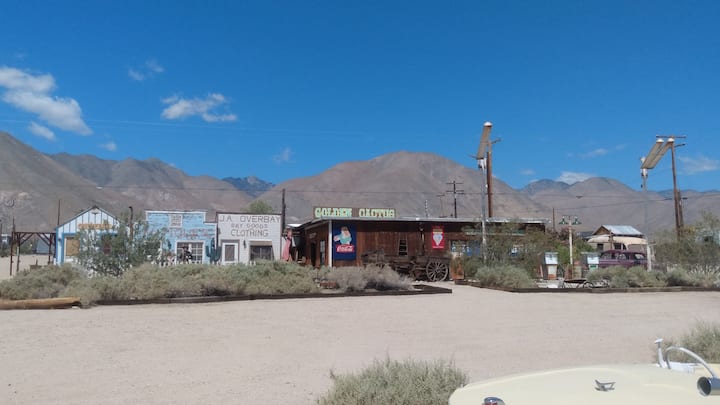Camp At An Old Wild West Ghost Town / Museum - United States