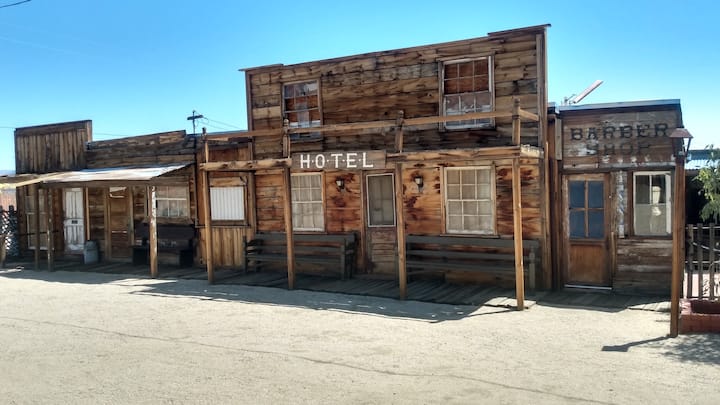 Camp At An Old Wild West Ghost Town / Museum - United States