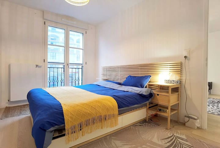 Stylish Apt With Balcony Park View 5min To Tram T6 - Clamart