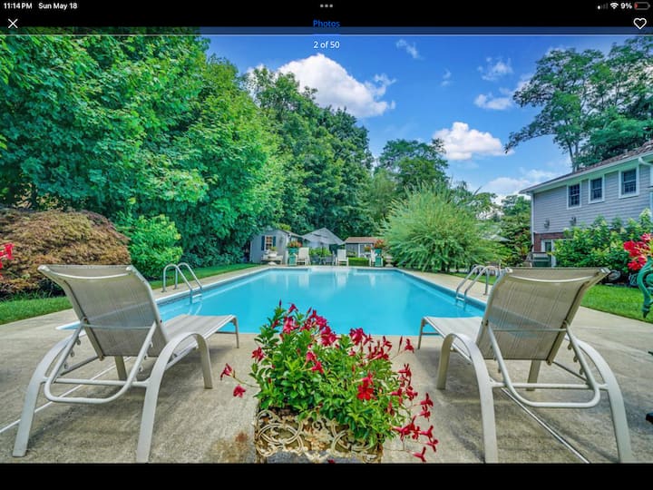 Beautiful Shore Home With In-ground Pool And Patio - Long Branch, NJ
