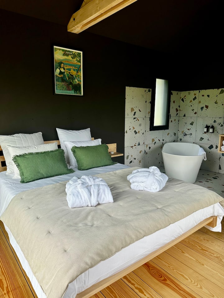 Lodge En Bois Avec Bain Nordique (Le Frêne) - Caudebec-en-Caux