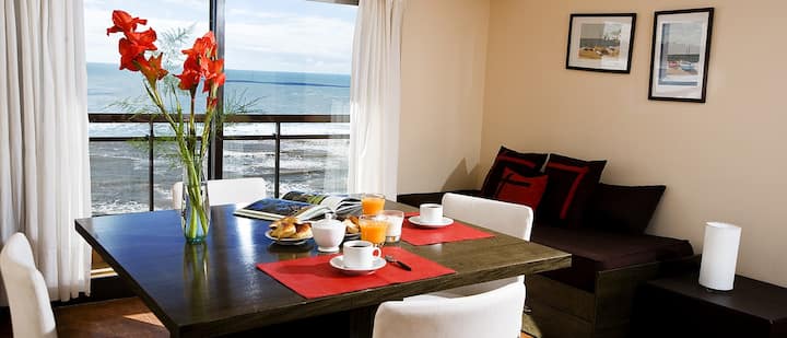 Departamento Con Vista Al Mar. - Mar del Plata