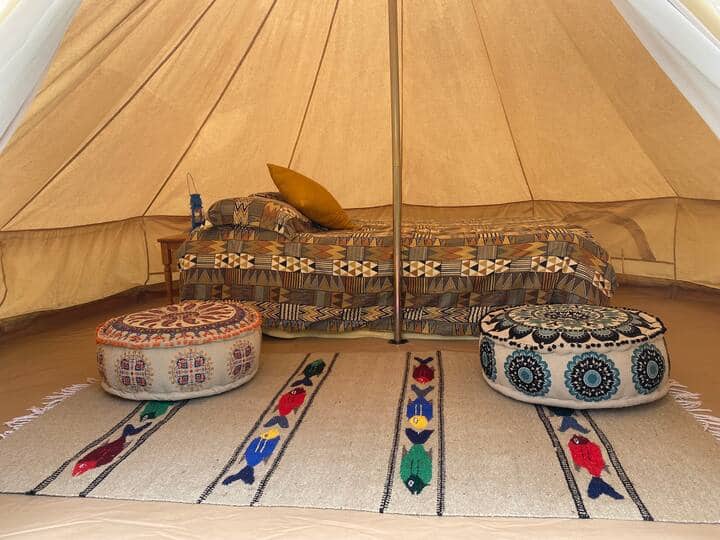 Bell Tent In Heart Clearing - Vancouver Island