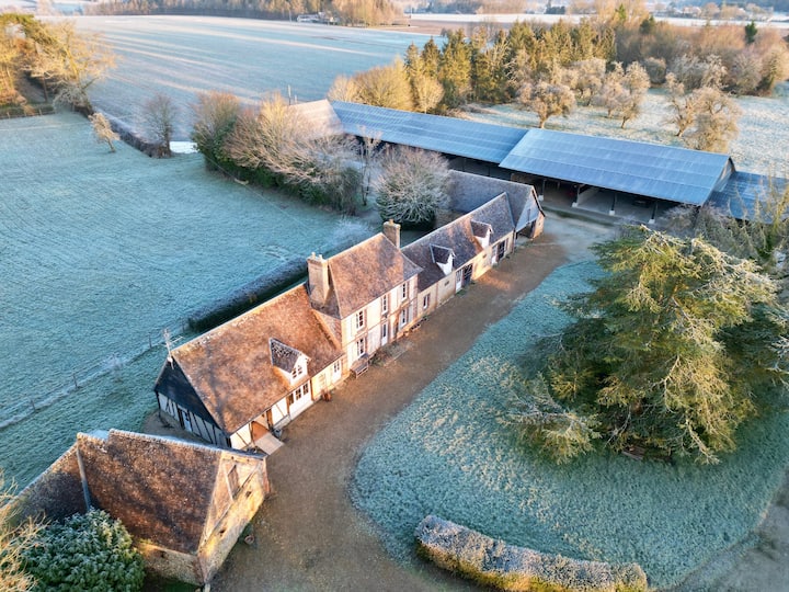 Chambre D'hôte à La Ferme_chambre Cerf - L'Aigle