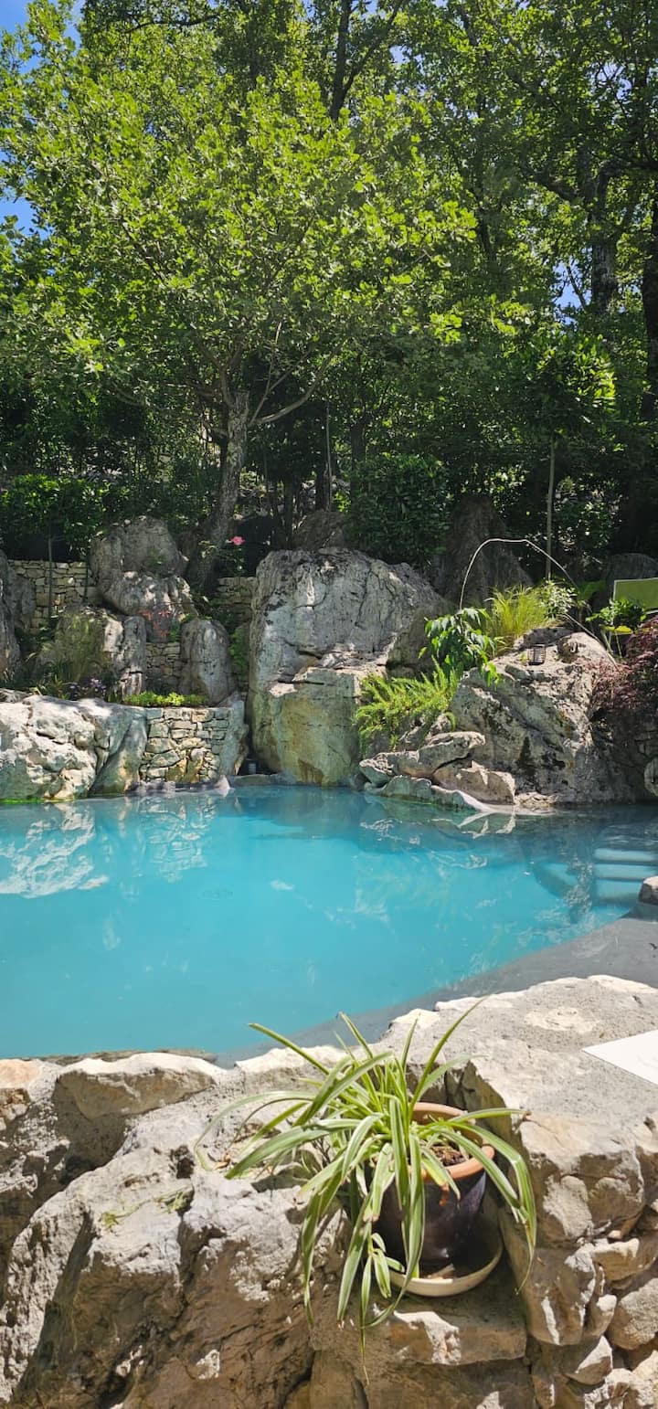 Gite Et Sa Piscine Lagon - Ruoms
