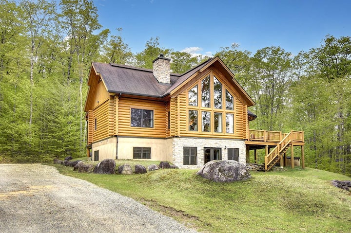 Le Bois Rond At Boisès: Sauna+ Hot Tub For 12 - Mont-Tremblant