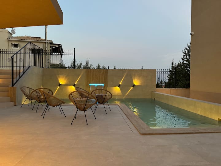 Hiltop Suite Sea View | Mandragoras - Lefkada