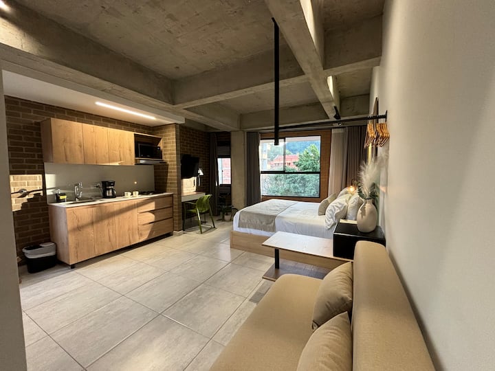 Cozy Loft/jacuzzi/city View - Medellín
