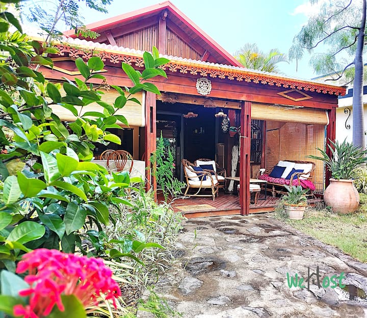 "La Casa Inès" Charme Créole & Accès Direct Lagon - Saint-Leu