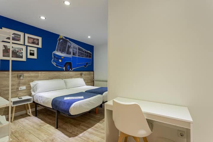 Disfruta El Casco Viejo En Hab Twin 2 Camas_blu - Bilbao