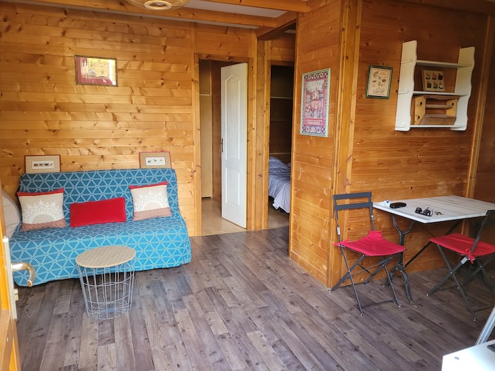 Mobile Home Type Chalet En Bois - Ardèche
