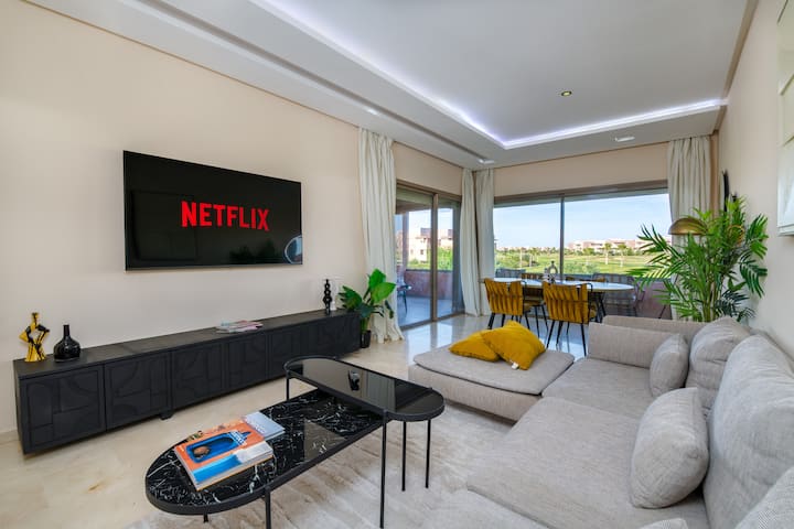 New! Luxurious Prestigia 3br Apartment•golf Resort - Marrakech