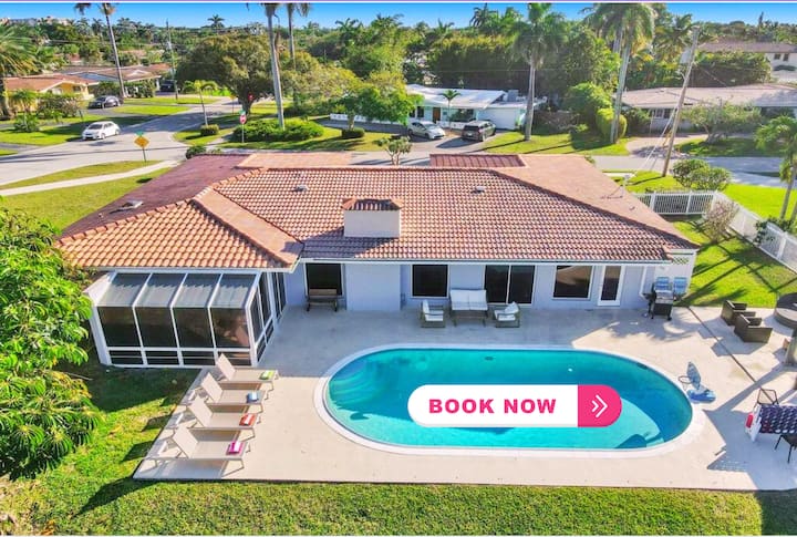 Modern 6br Villa | Pool & Games - Boca Raton, FL