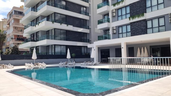Kleopatra Plajı'na Yakın 1+1 - Alanya