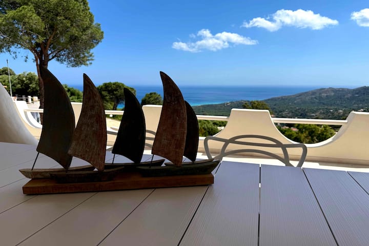 Splendida Villa Supermoderna Con Vista Mare Wifi - Domus de Maria
