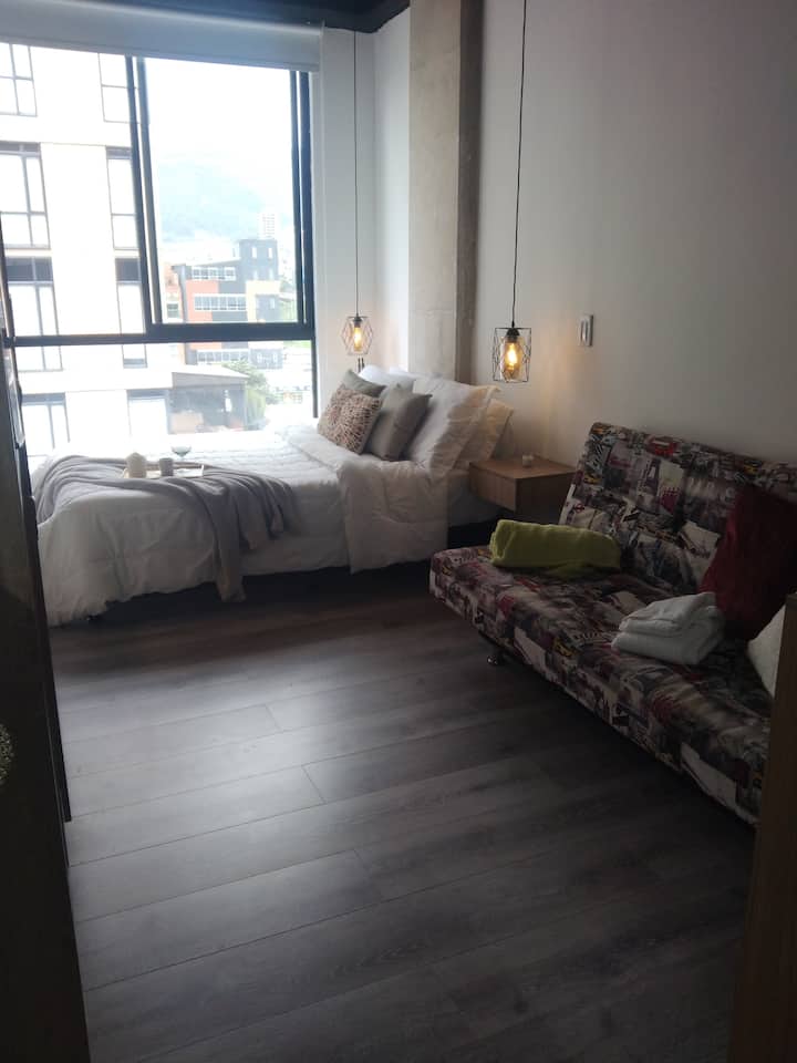 Loft Moderno Estilo Industrial Cerca Zona T - Bogotá