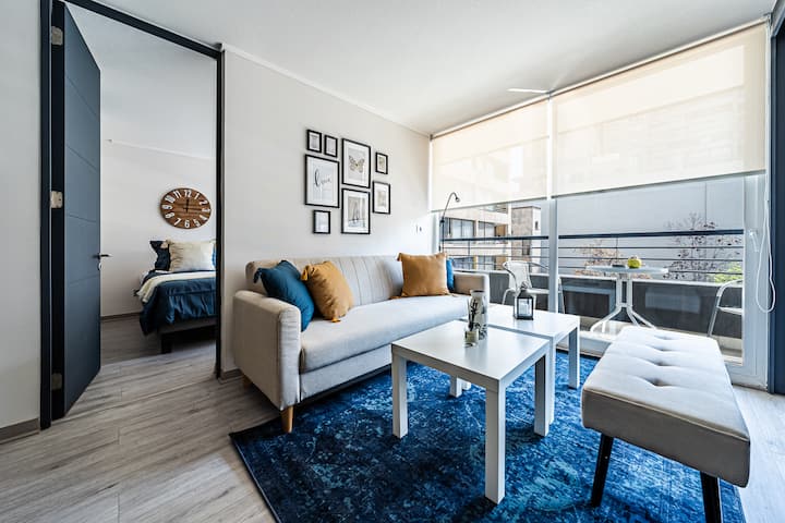 Acogedor Centrico Y Seguro | Terraza Y Estan. 5per - Santiago