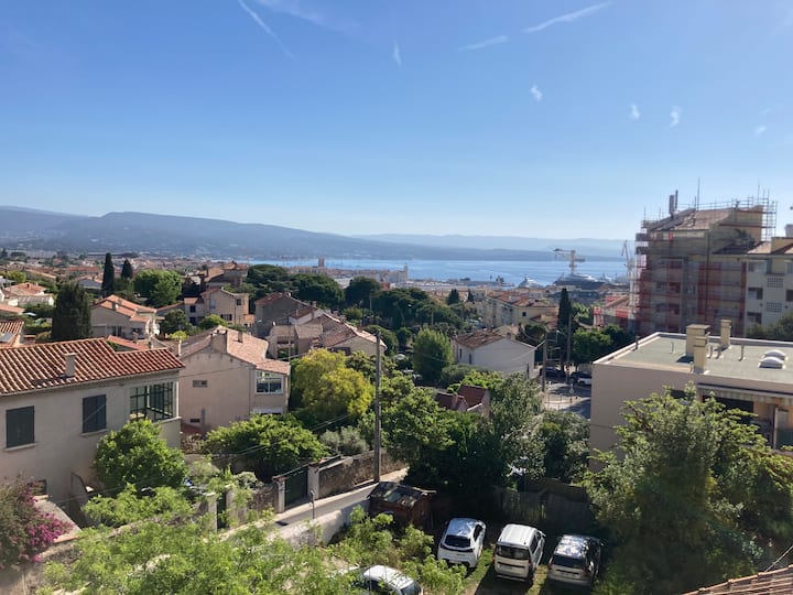 T3 73m2 Vue Mer 5 Min Calanques Figuerolles Mugel - La Ciotat