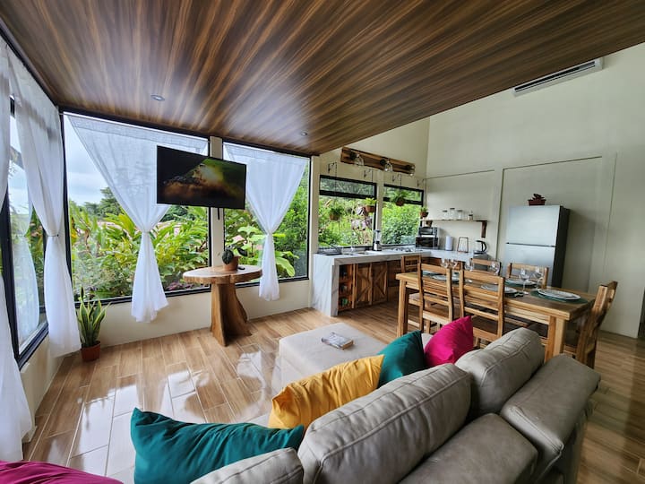 New La Fortuna Rainforest Cabin W Panoramic Views - Costa Rica