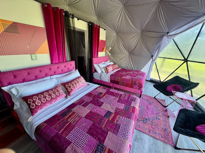 Dome 25: Pink Sunset Retreat - South Haven, MI