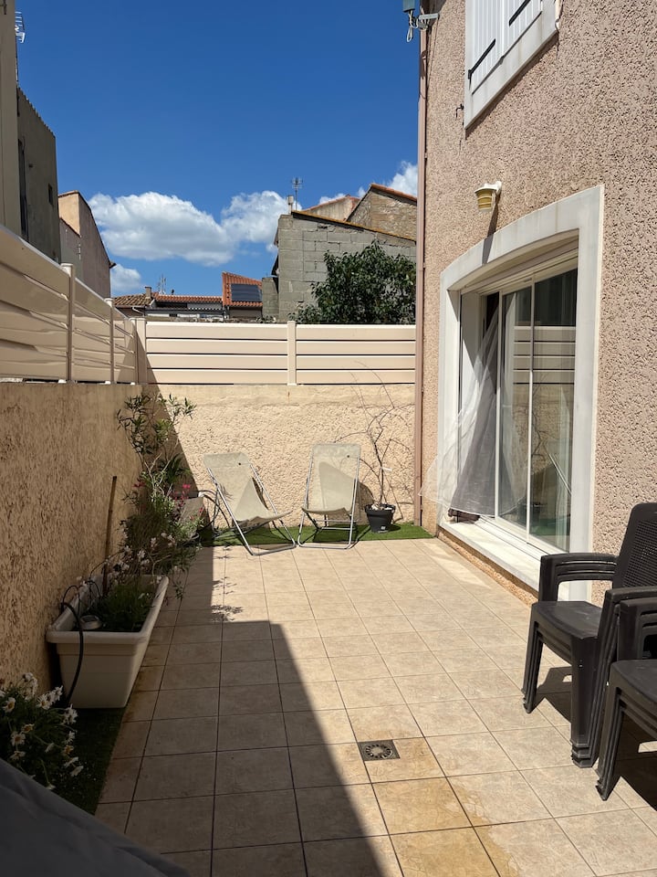 Maison Familiale Avec Terrasse - Torreilles