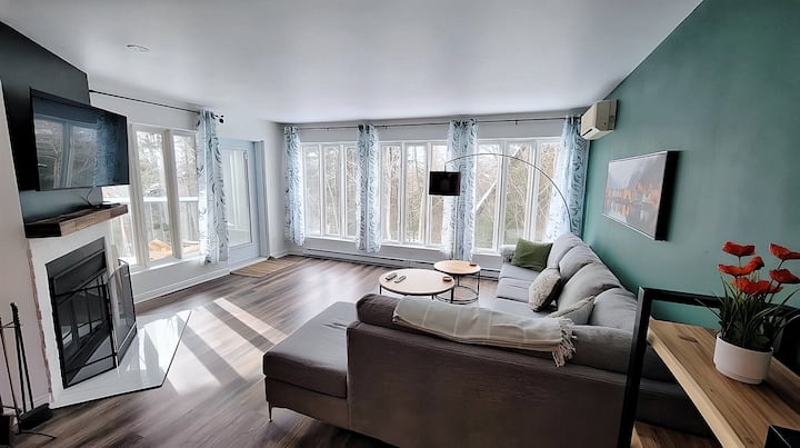 Forest-view 2br Condo Near Mont-tremblant - Mont-Tremblant