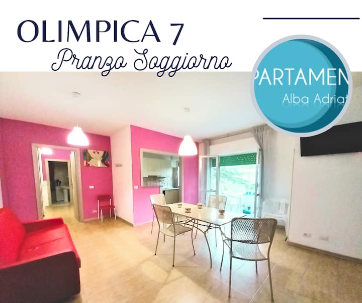 Trilocale Olimpica7 X6 Persone - Alba Adriatica
