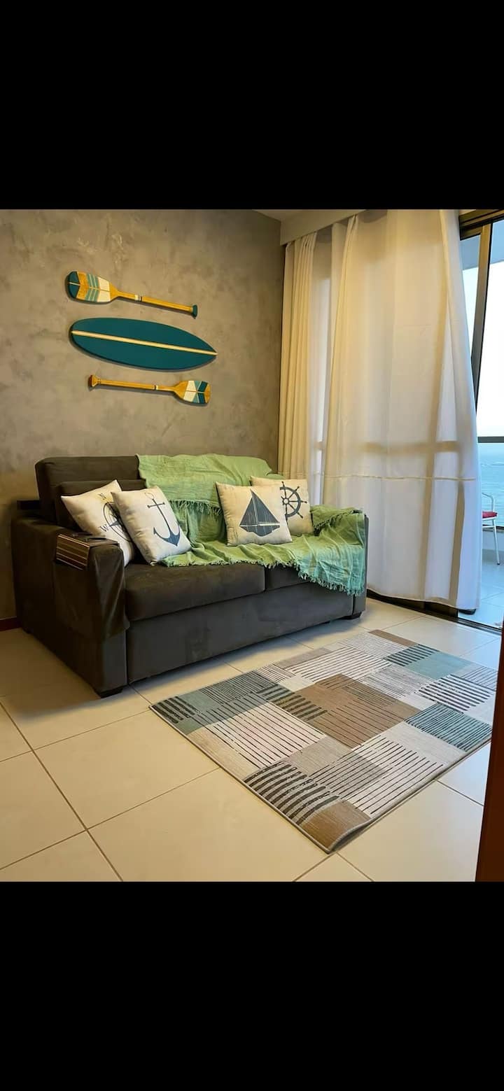 Pé Na Areia - Frente Para O Mar - Vila Velha
